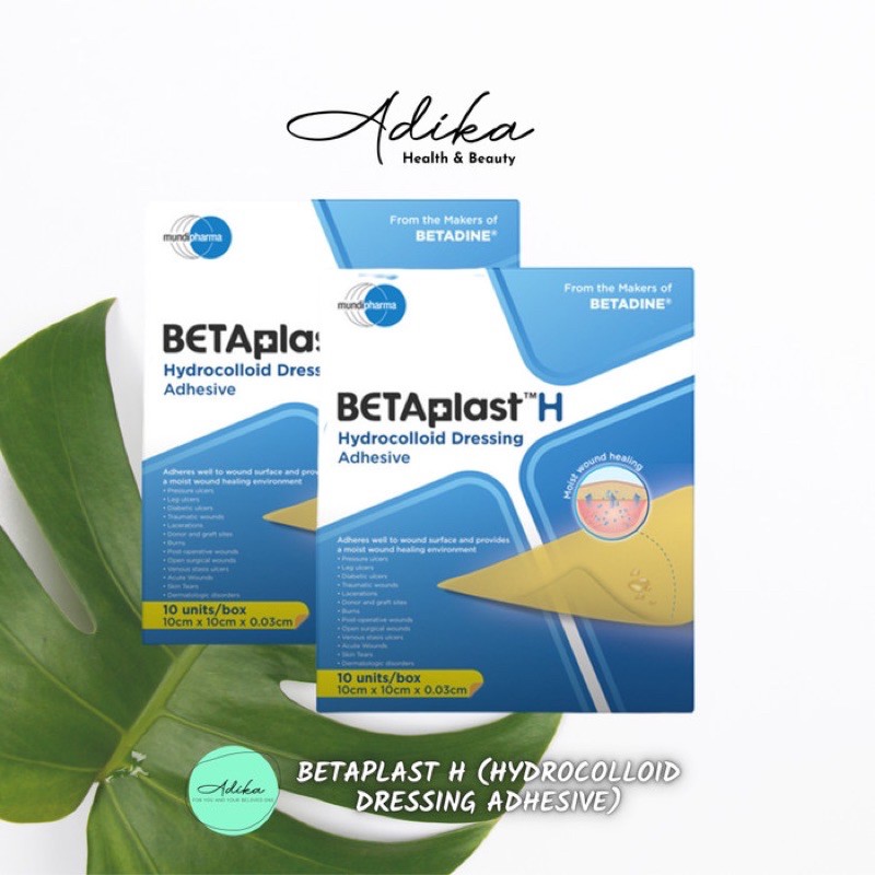 Jual BETAplast H (Hydrocolloid Dressing Adhesive) 10x10cm | Shopee ...