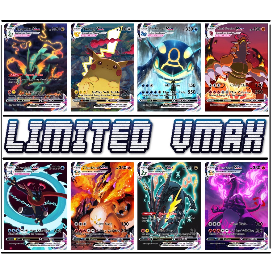 Jual KARTU POKEMON TCG ENGLISH VERSION HOLOGRAM - ULTRA LIMITED VMAX | Shopee Indonesia