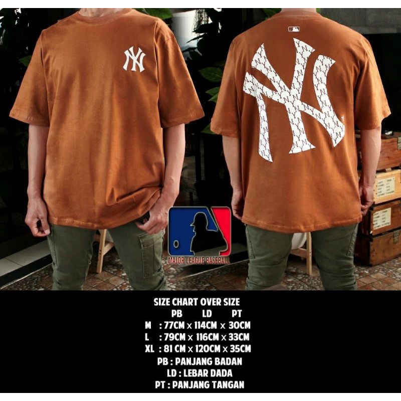 Jual KAOS OVERSIZE MLB NEW YORK COMBAT 24S PRIA WANITA - KAOS MLB ...