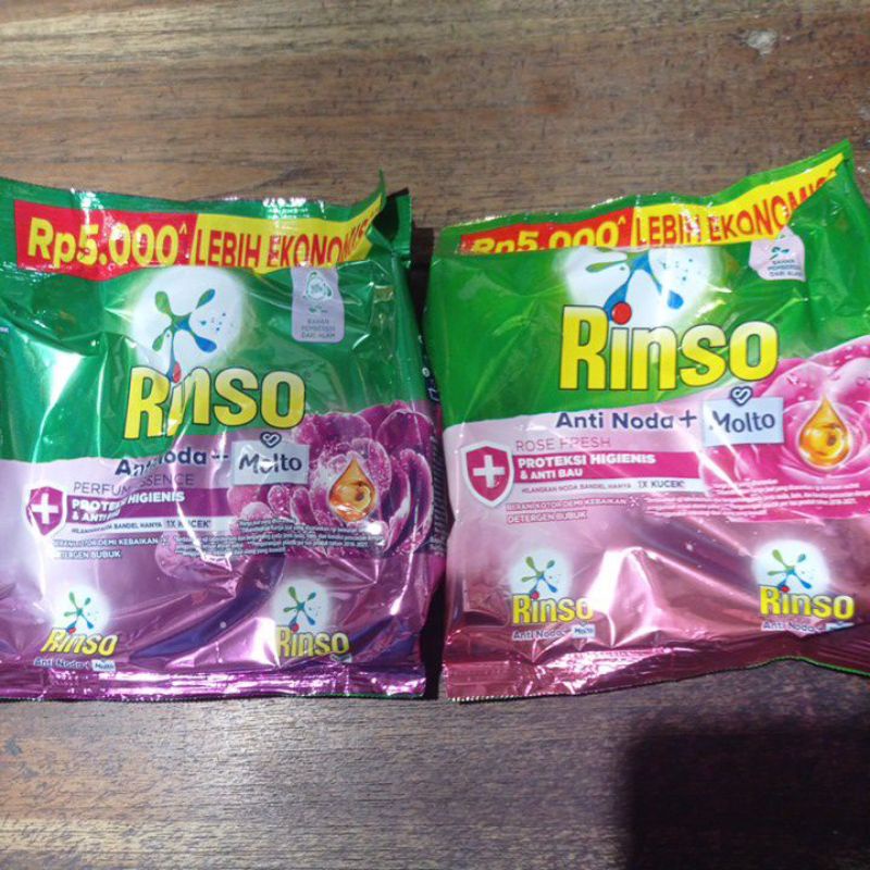Jual Rinso 195 Gr Detergent Kemasan Goceng 5000 an | Shopee Indonesia
