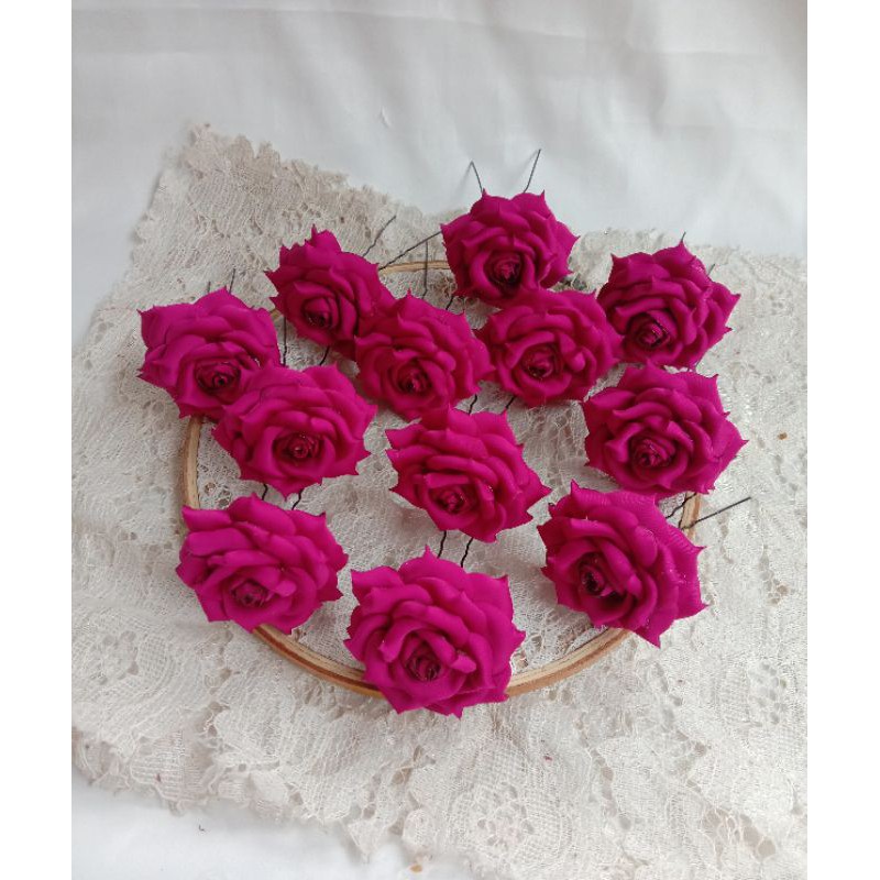 Jual bunga sanggul / tusuk sanggul | Shopee Indonesia