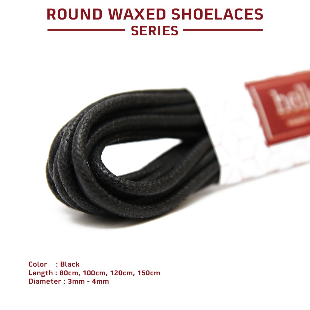 Tali Sepatu Lilin 120cm | Round Waxed Shoelaces 120cm | Shopee Indonesia