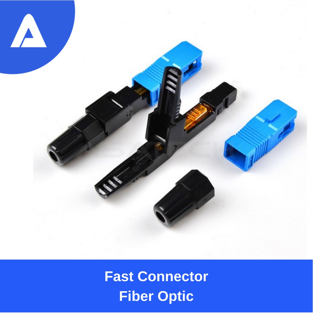 Jual Fast Connector Sambungan Fiber Optik FTTH Konektor FO SC UPC BUAYA ...