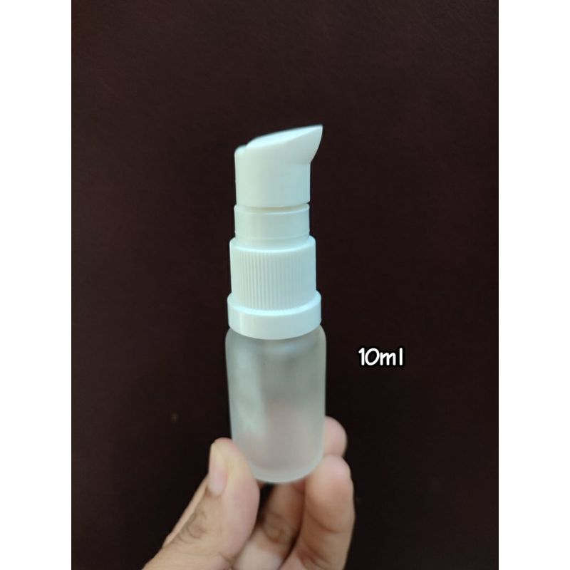 Jual Botol Hair Tonic Glass Pump Treatmement Toner Botol shampoo 10ml ...