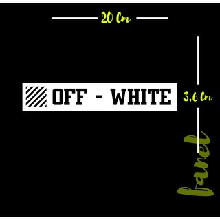 Jual Stiker Off White Logo STICKER Cutting Sticker aksesoris Motor ...