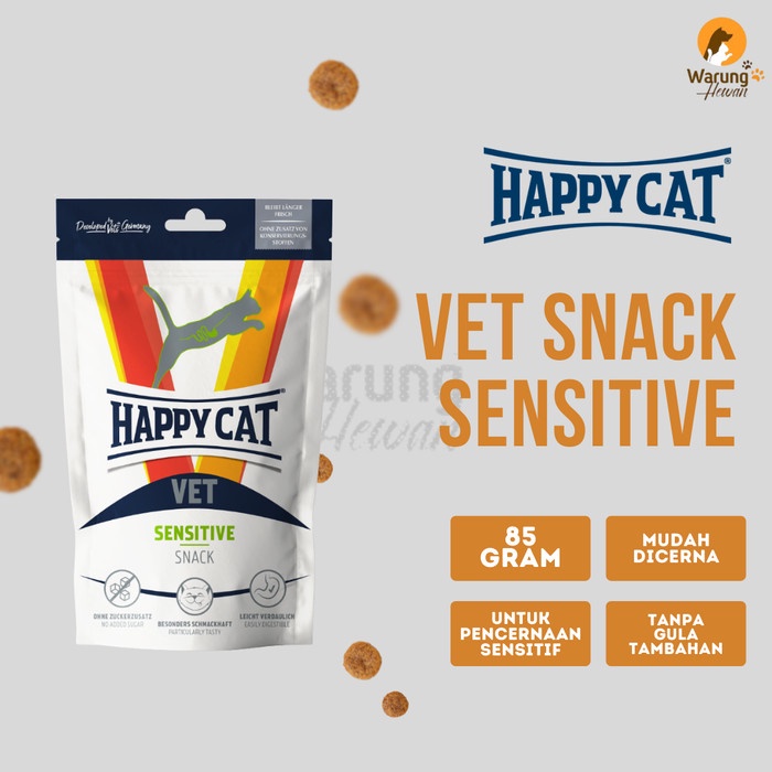 Jual Happy Cat Vet Snack Sensitive 85 Gram | Shopee Indonesia