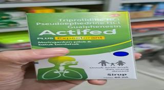 Jual ACTIFED PLUS EXPECTORANT 60ml / ACTIFED HIJAU BATUK BERDAHAK DAN ...