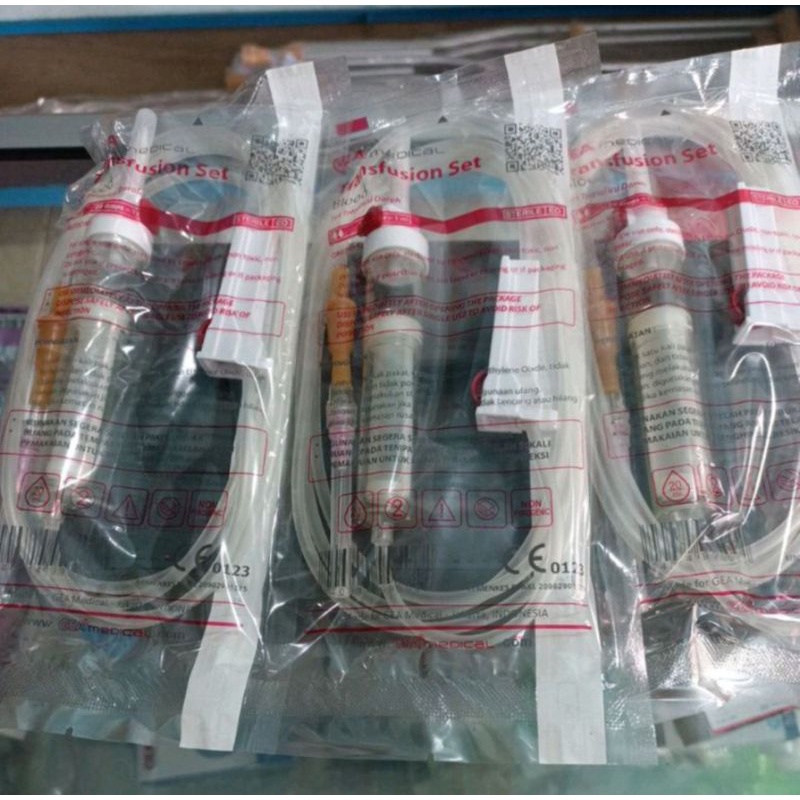 Jual ECERAN - Blood Transfusion Set GEA - Blood Set - Set Transfusi ...