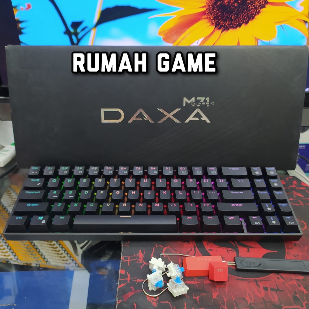 Jual Rexus Daxa M71 Classic / Klasik Mechanical Keyboard Gaming ...