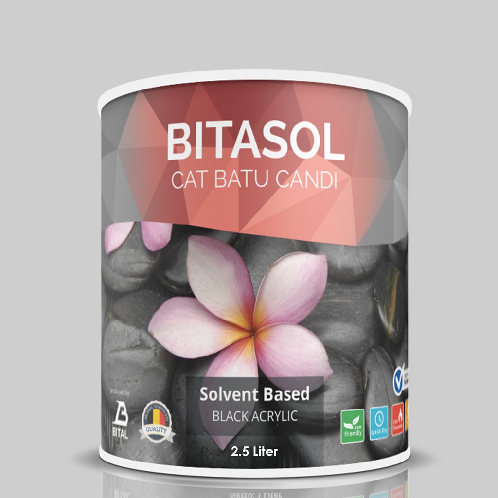 Jual Cat batu alam - Bitasol batu candi 2.5 liter | Shopee Indonesia