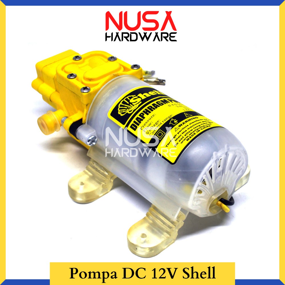 Jual Shell Pompa Air DC 12V High Pressure Car Washing Water Diaphragm ...