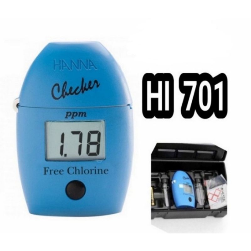 Jual Hanna instruments HI 701 Free Chlorine Colorimeter Checker HC ...