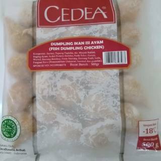 DUMPLING AYAM CEDEA FISH DUMPLING CHICKEN 500GR DUMPLING IKAN ISI AYAM ...