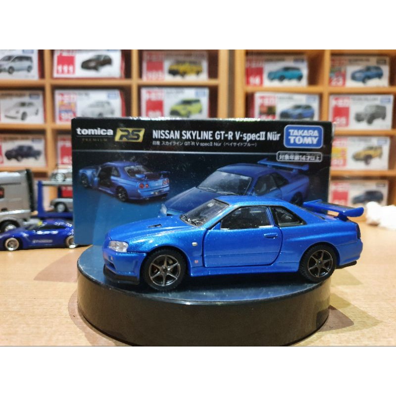Jual EX kolpri Tomica Premium RS Nissan Skyline GT-R V-Spec II Nur R34 | Shopee Indonesia