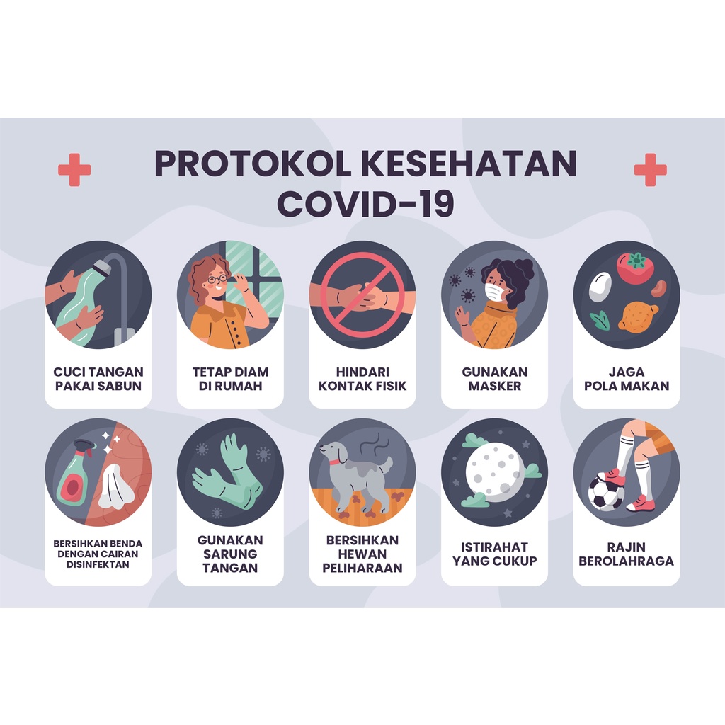 Jual Poster Prokes COVID-19 | Poster Edukasi - Poster Custom | Shopee ...