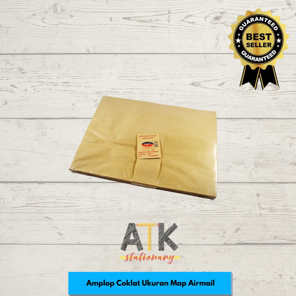 Amplop Coklat Map Airmail atk | Shopee Indonesia