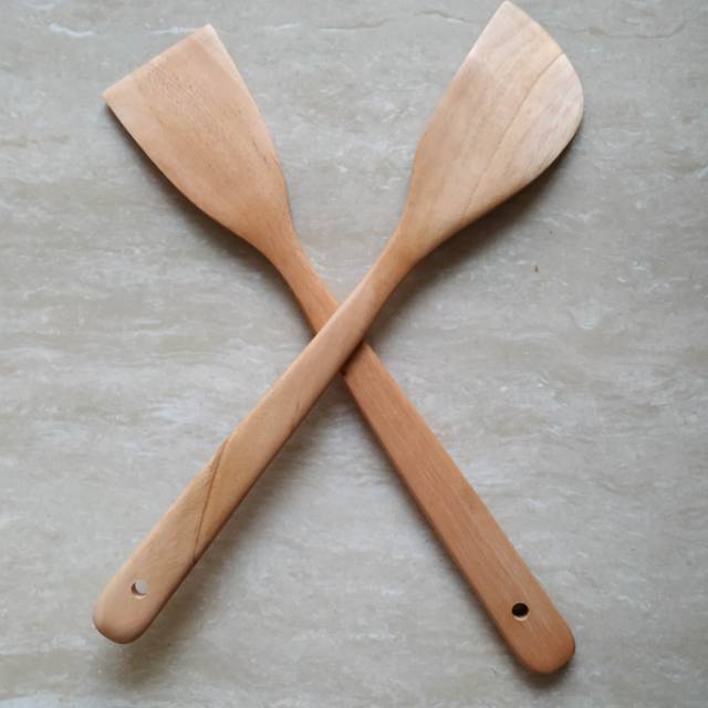 Jual Sutil sodet kayu spatula kayu asli | Shopee Indonesia