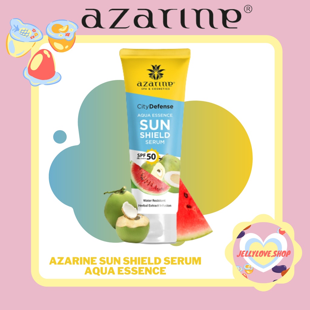 Jual [NEW] Azarine City Defense Aqua Essence Sun Shield Serum SPF50 PA ...