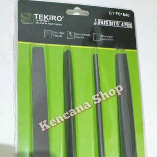 Jual Kikir set tekiro 6" - kikir 6" set tekiro 4 pcs - kikir besi 6 ...