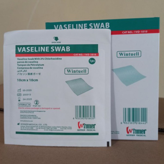 Jual Vaseline Swab 10 x 10 cm Winner Kassa jaring-jaring | Shopee Indonesia