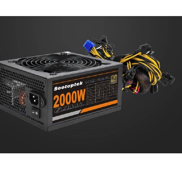 Jual Come--ZEVAN Power Supply pc 2000W High-Power PSU 80+ 80 plus Mining Komputer Power DC ...