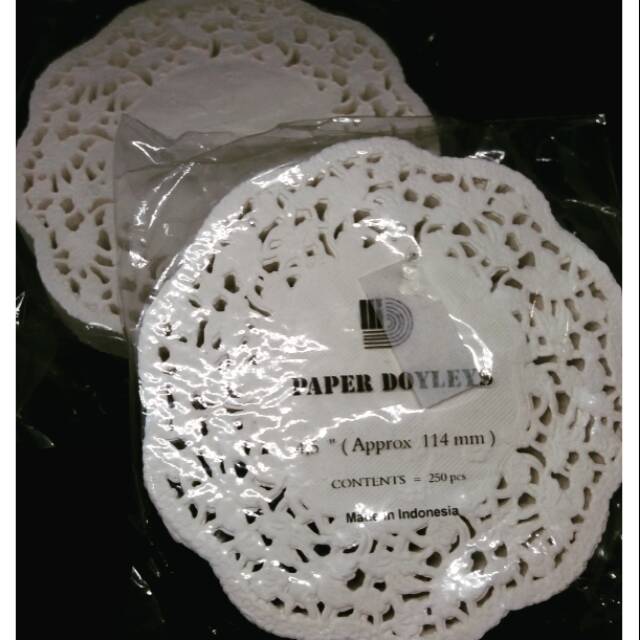 Jual Paper doilies / paper doyleys ukuran 4.5" | Shopee Indonesia