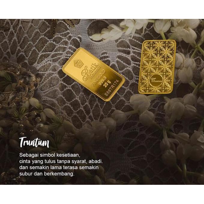Jual Emas Antam Motif Batik Truntum Logam Mulia 20Gr 20 Gram 20G Best ...