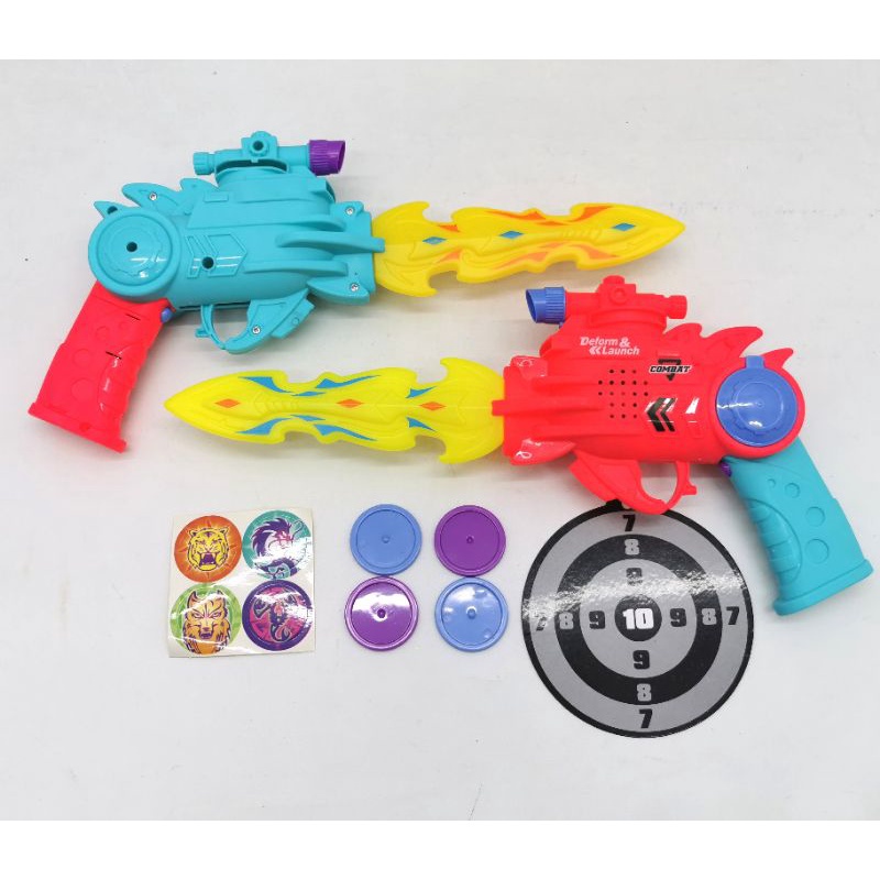 Jual MAINAN ANAK PEDANG PISTOL 2IN1 TEMBAKAN KOIN DEFORMATION GUN ...