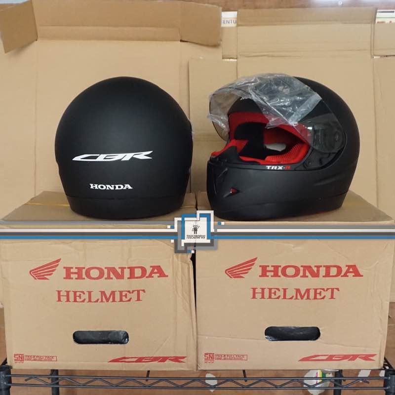 Jual Helm HONDA CBR Full Face / TRX-R TRX R TRXR - Black Doff | Shopee ...