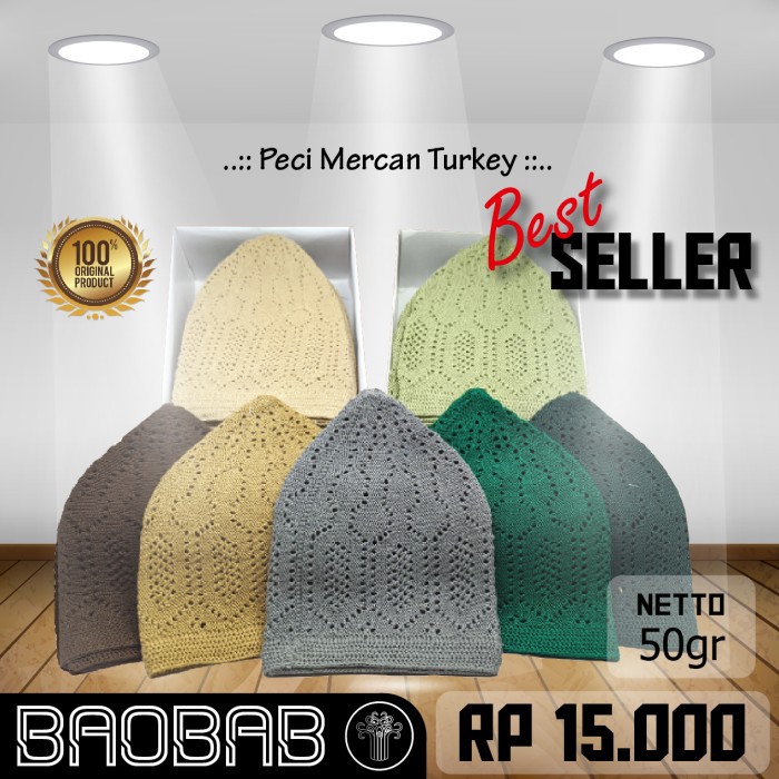 Jual Peci Mercan Turkey | Peci Oleh-Oleh Haji - 50 gr Indonesia|Shopee ...