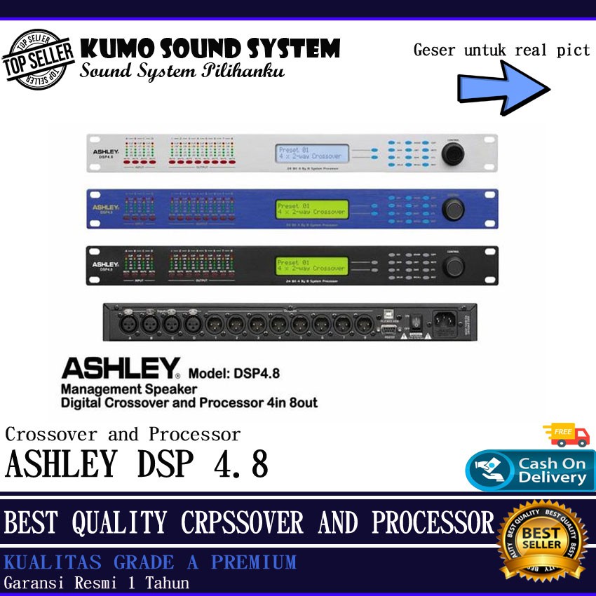 Jual Speaker Management Ashley DSP 4.8 DIJAMIN ORIGINAL GARANSI RESMI - SOUND SYSTEM - KUM028 ...