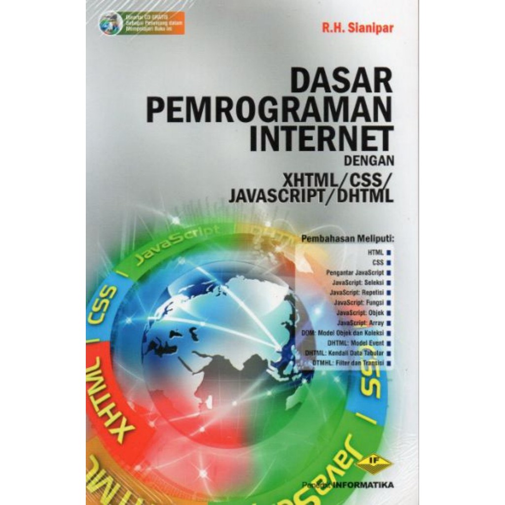 Jual BUKU DASAR PEMROGRAMAN INTERNET DENGAN XHTML CSS JAVA SCRIPT DHTML ...