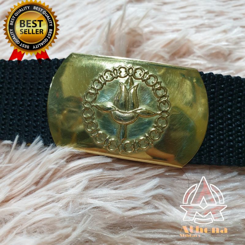 Jual Sabuk paskibra braso kuningan | ikat pinggang paskibra braso ...