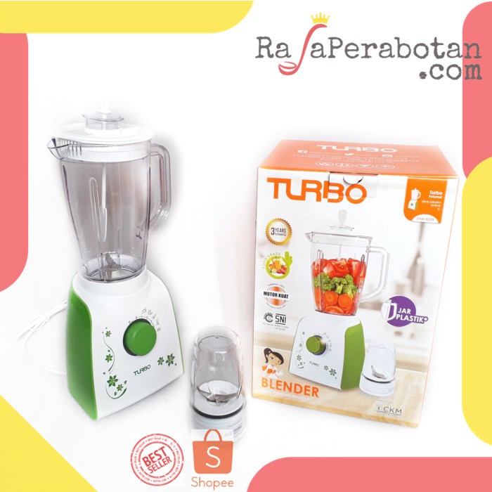 Jual TURBO Blender Plastik All in One EHM8099 2 Liter 350 Watt Original ...