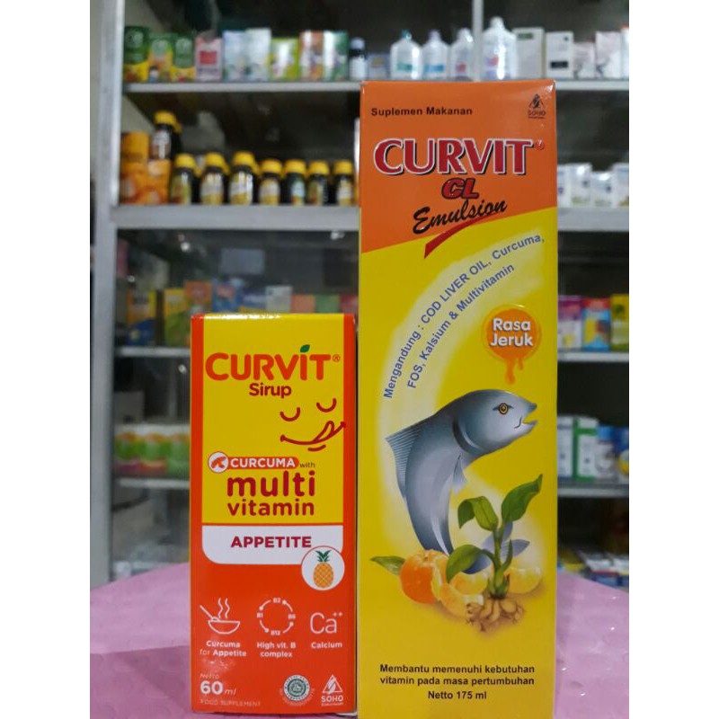 Jual Curvit CL Emulsion 175ml/Curvit Sirup 60ml Indonesia|Shopee Indonesia Jual Curvit CL Emulsion 175ml/Curvit Sirup 60ml Indonesia|Shopee Indonesia