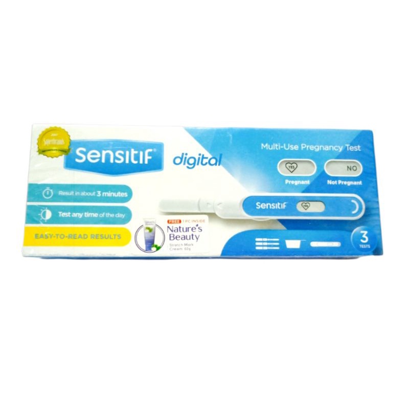 Jual SENSITIF DIGITAL Alat tes kehamilan Multi use pregnancy test ...