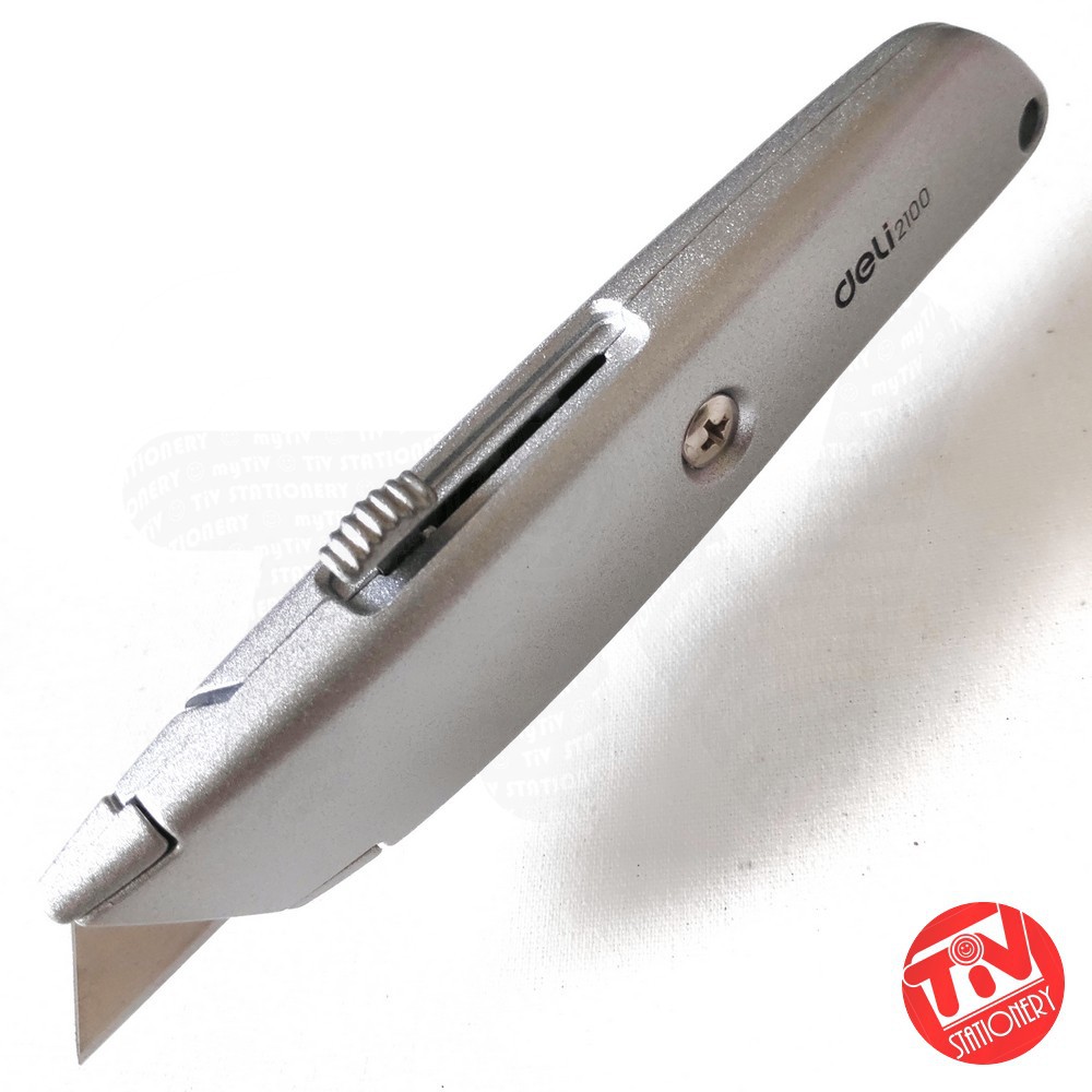Jual Cutter Deli Expert 2100 Utility Knife (Aluminium Body) | Shopee ...