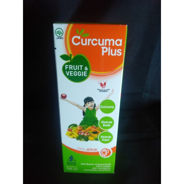 Jual Curcuma Plus Fruit & Veggie 100 mL | Shopee Indonesia