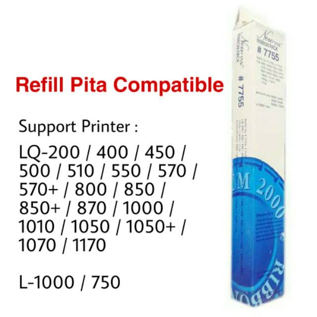 Jual Pita Printer New Ink 7755 Printer Dot Matrix Epson - Ribbon ...