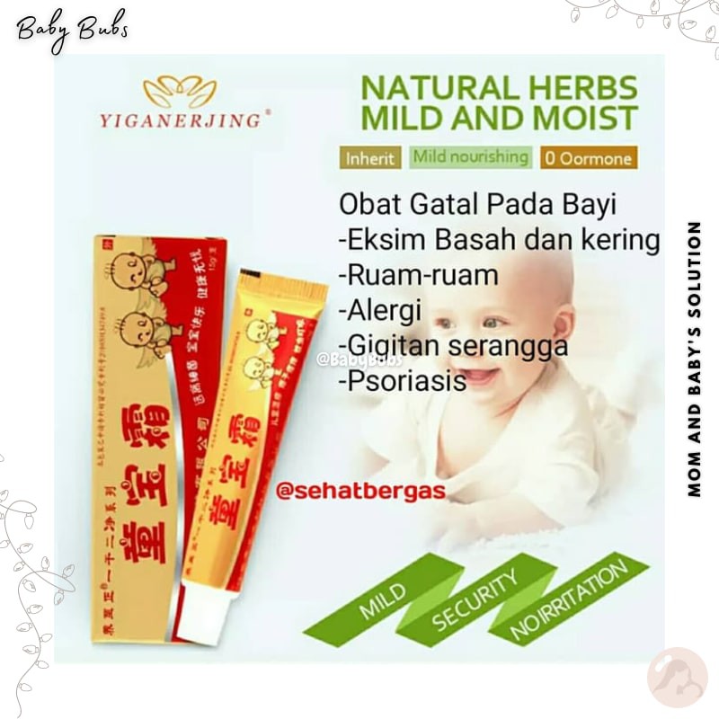 Jual PROMO Obat Gatal Pada Bayi ruam-ruam alergi eksim dr herbal aman ...