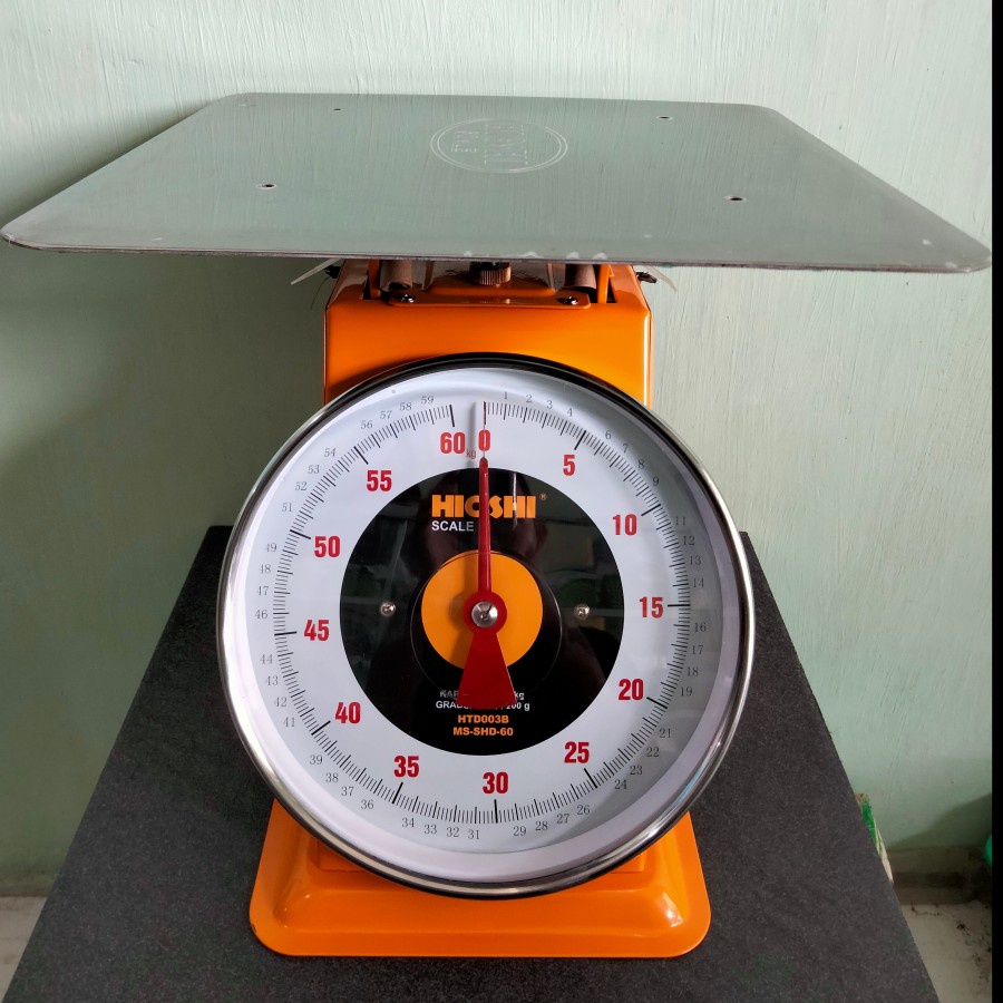 Jual Timbangan duduk manual 60kg hioshi | Shopee Indonesia