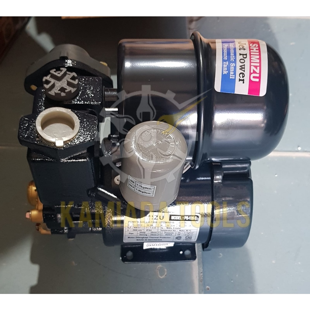 Jual Pompa SHIMIZU otomatis/ Pompa air otomatis SHIMIZU PS-135E/ Pompa dorong otomatis 125 watt ...