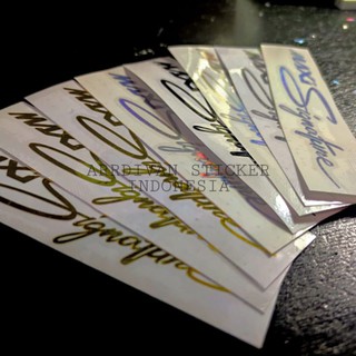 Jual STIKER MAXI SIGNATURE BERMACAM WARNA | Shopee Indonesia
