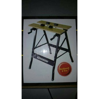Jual Krisbow Workbench Portable Table Meja Kerja Pertukangan Gergaji ...
