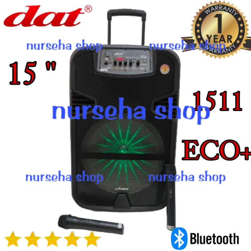 Jual Speaker aktif portable 15 inch dat dt 1511 ECO + bluetooth ...