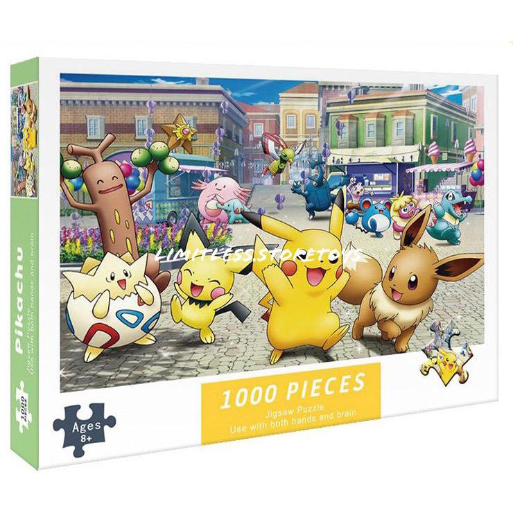 Jual Puzzle DIY JIGSAW PIKACHUUUU 1000 PCS 50 x 75 Cm Indonesia|Shopee ...