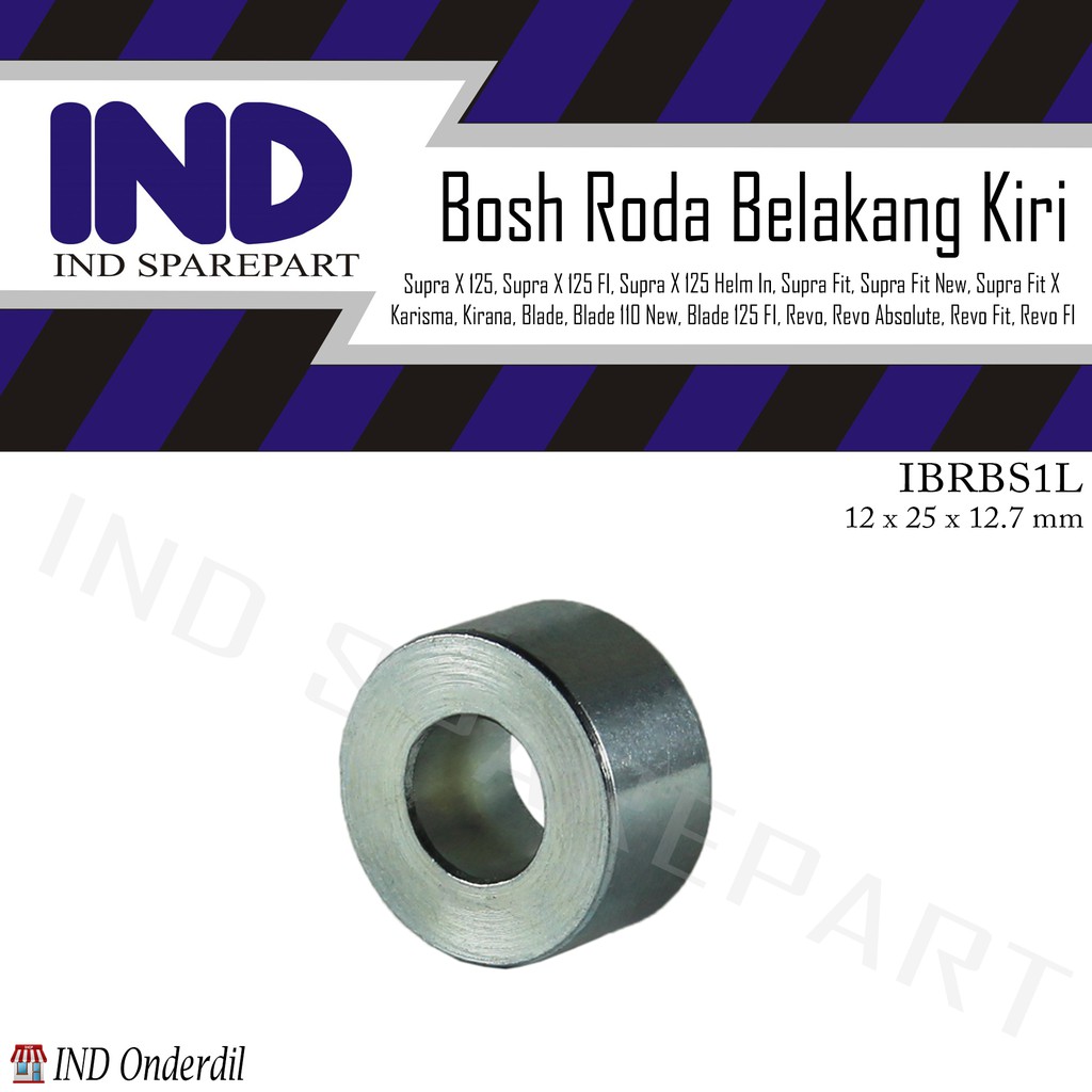Jual Bosh/Bos/Bushing/Bus/ Roda Belakang Luar Tromol Kiri Samping Gear ...