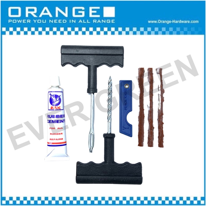 Jual Alat Tambal Ban Tubless Gagang Plastik set Tire Repair Kit Tubbles ...