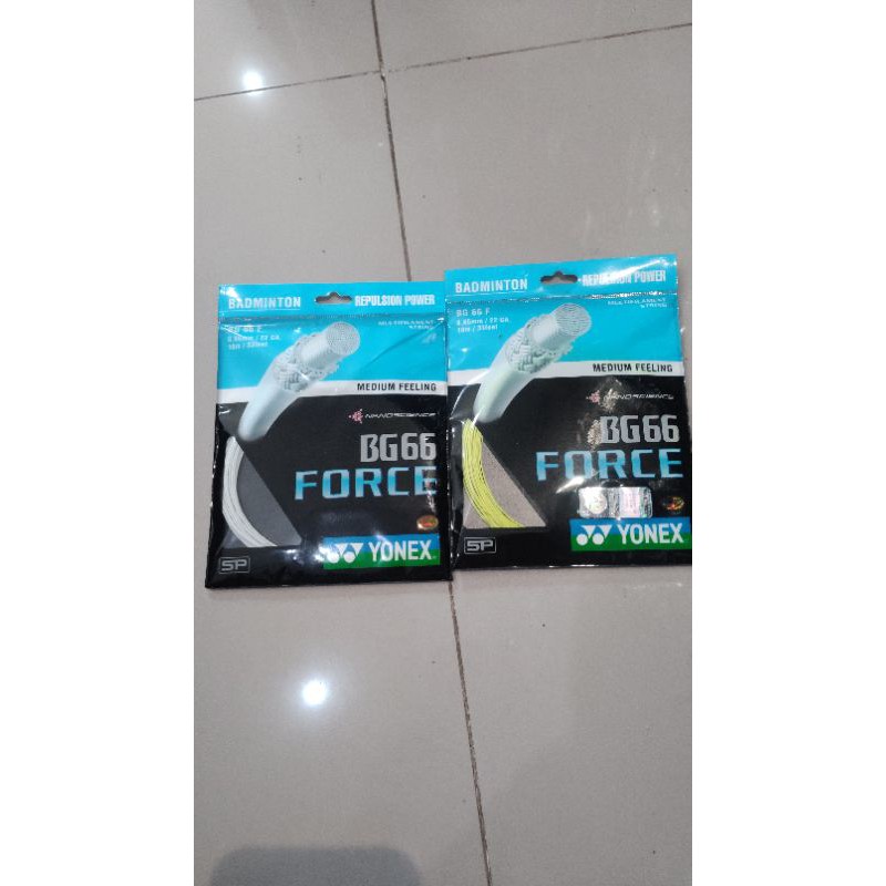Jual Senar bulutangkis yonex bg 66 force original | Shopee Indonesia
