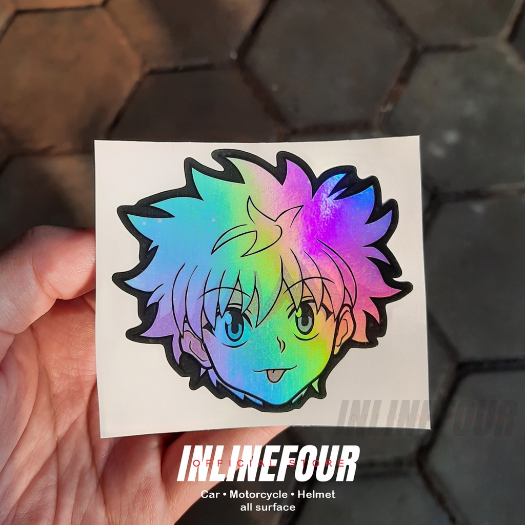 Jual Sticker Hologram Anime - Stiker Killua Hunter x Hunter - Wibu ...